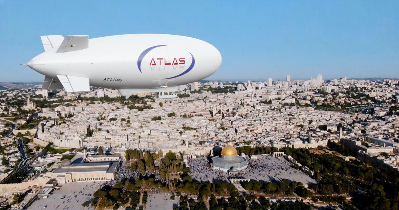 Atlas 11 airship in the Jerusalem Post report | Atlas LTA Advanced ...